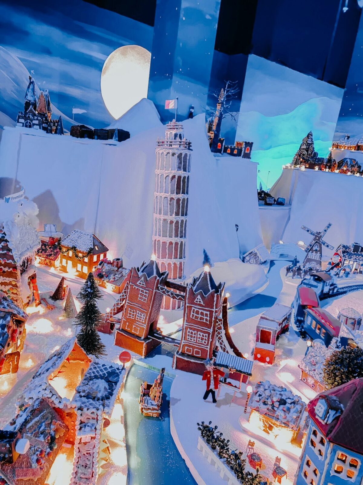 World's Largest Gingerbread Town, Pepperkakebyen, Bergen, Norway